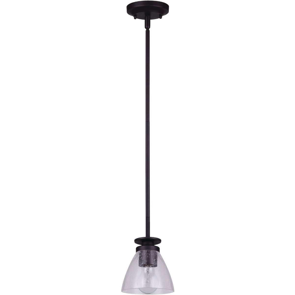 Home Impressions 1-Bulb Oil Rubbed Bronze Incandescent Pendant Light ...