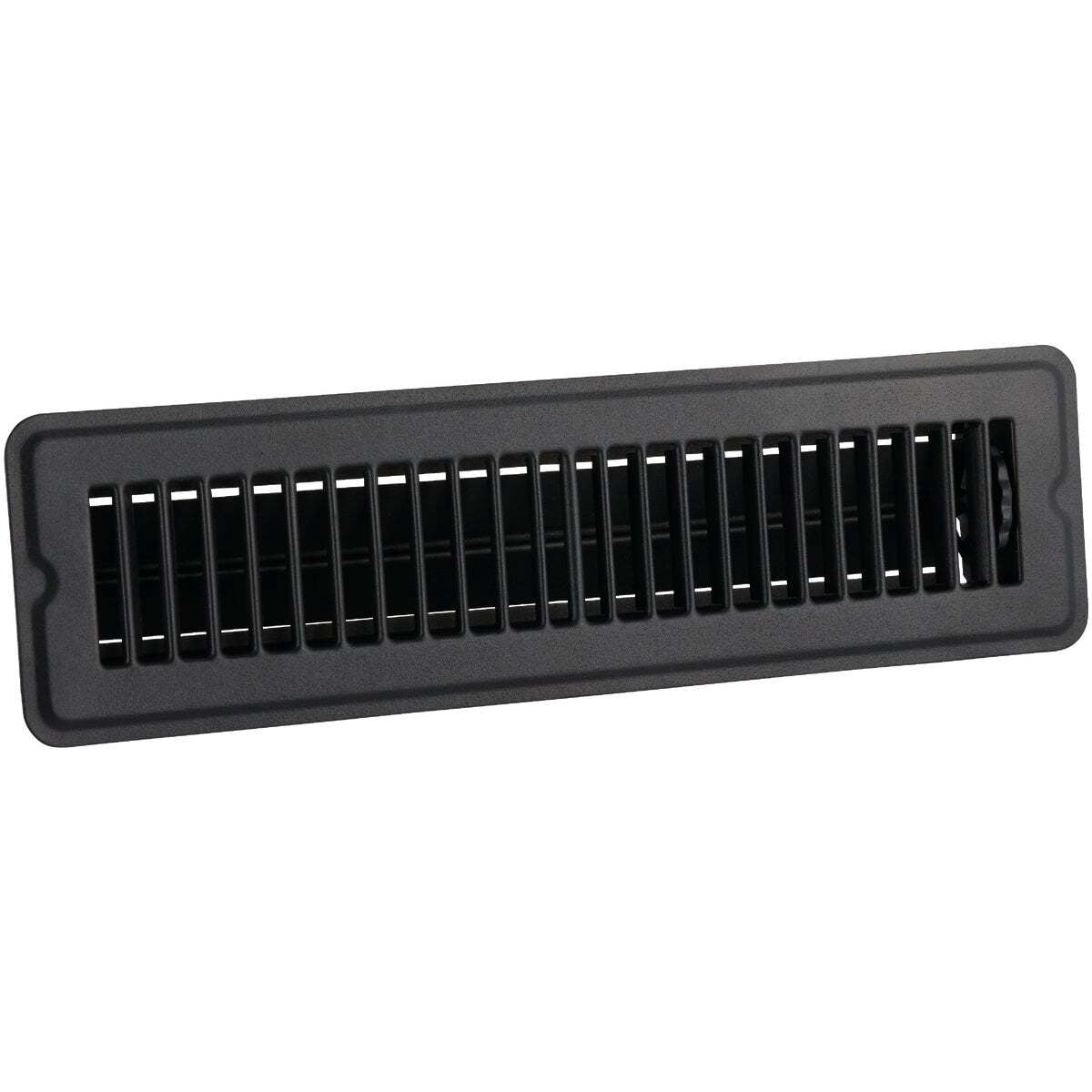 Home Impressions 2-1/4 In. x 12 In. Matte Black Steel Floor Register ...