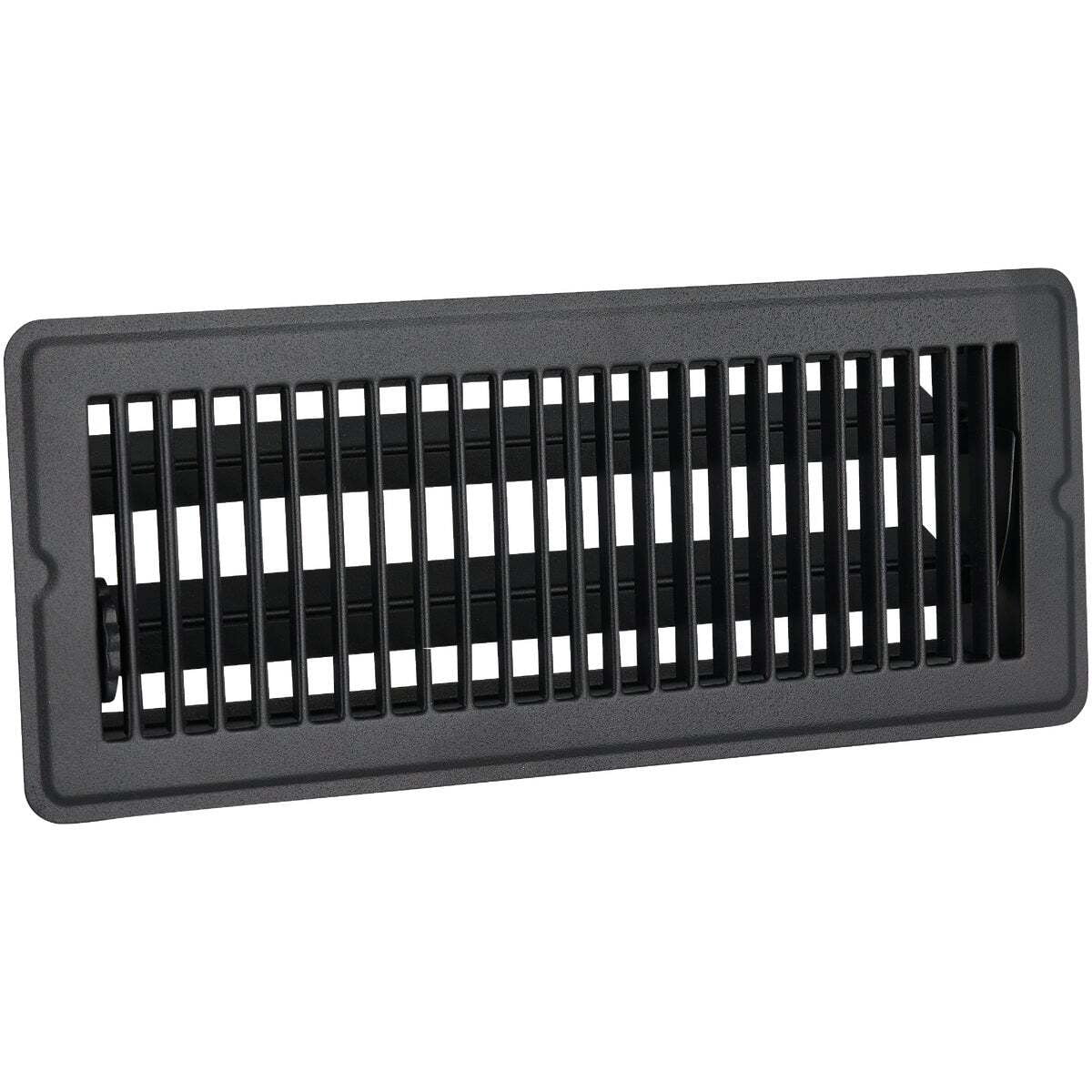 Home Impressions 4 In. x 12 In. Matte Black Steel Floor Register ...