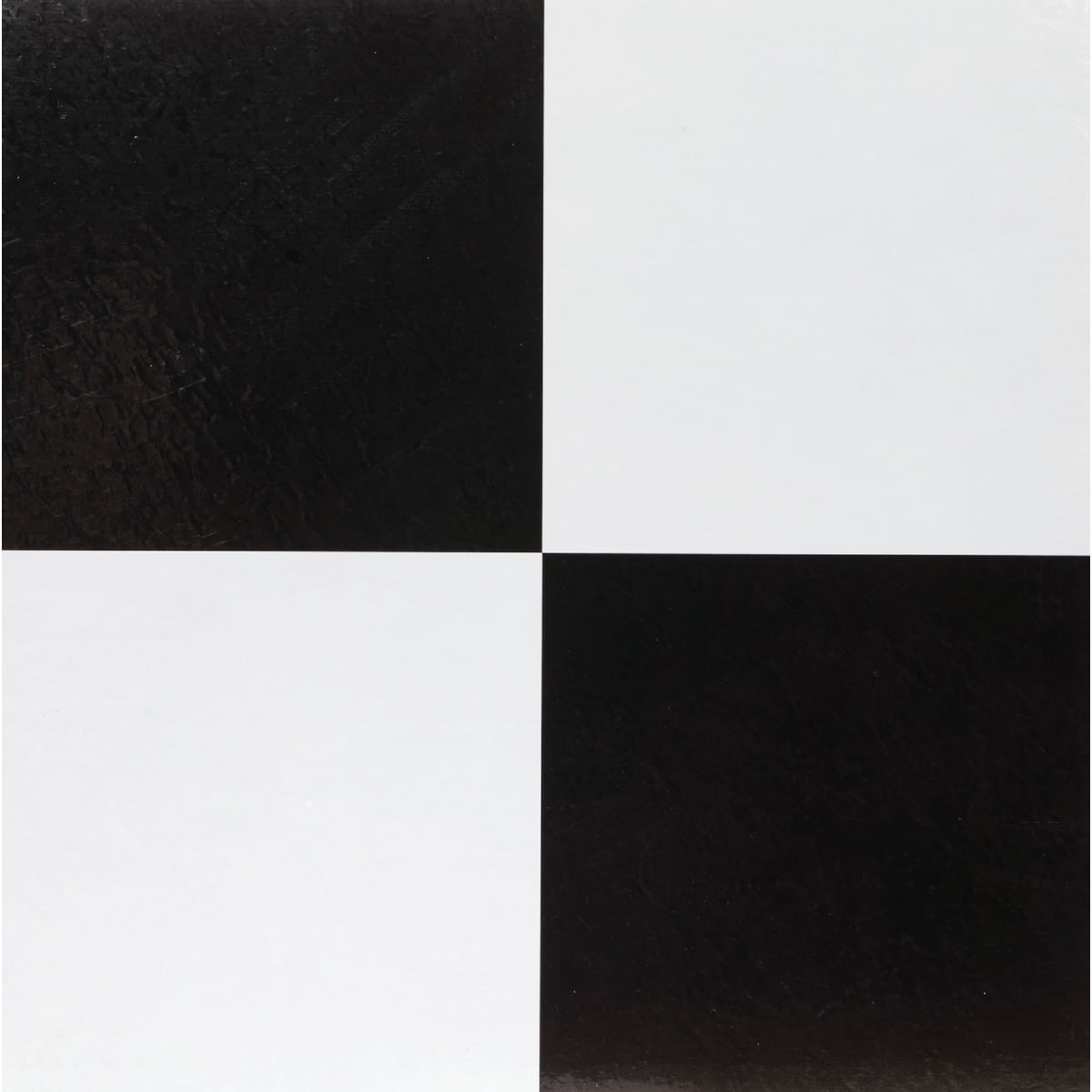 Home Impressions Checkerboard Tile 12 In x 12 In Vinyl Floor Tile 45 Sq ...