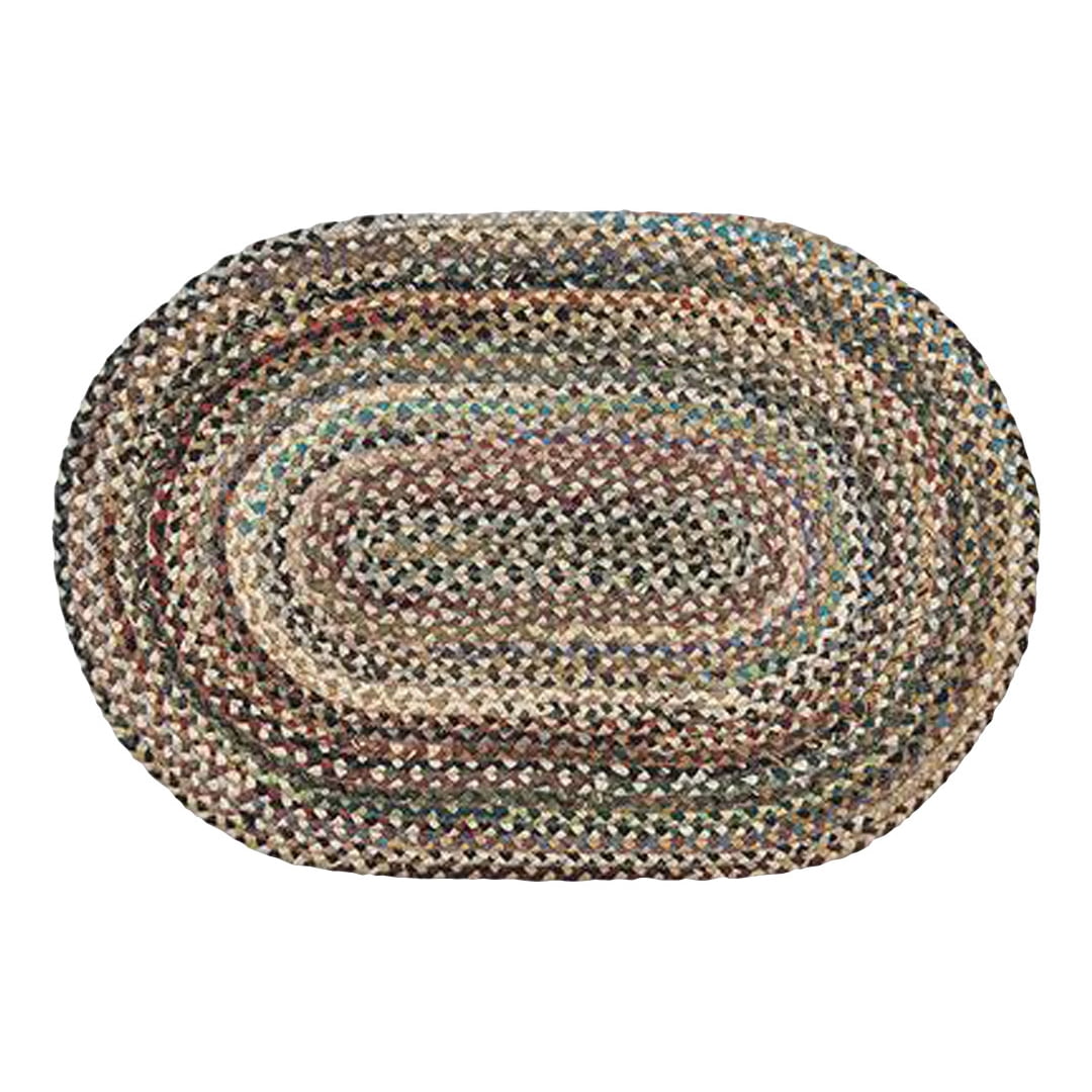 Home Indoor Decorative C-999 Random Oval Braided Jute Rug - 2'x6 ...