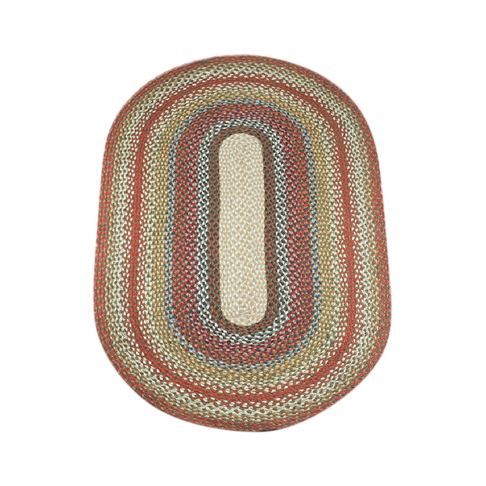 Home Indoor Decorative Jute C-300 Honey, Vanilla, Ginger Braided Rug ...