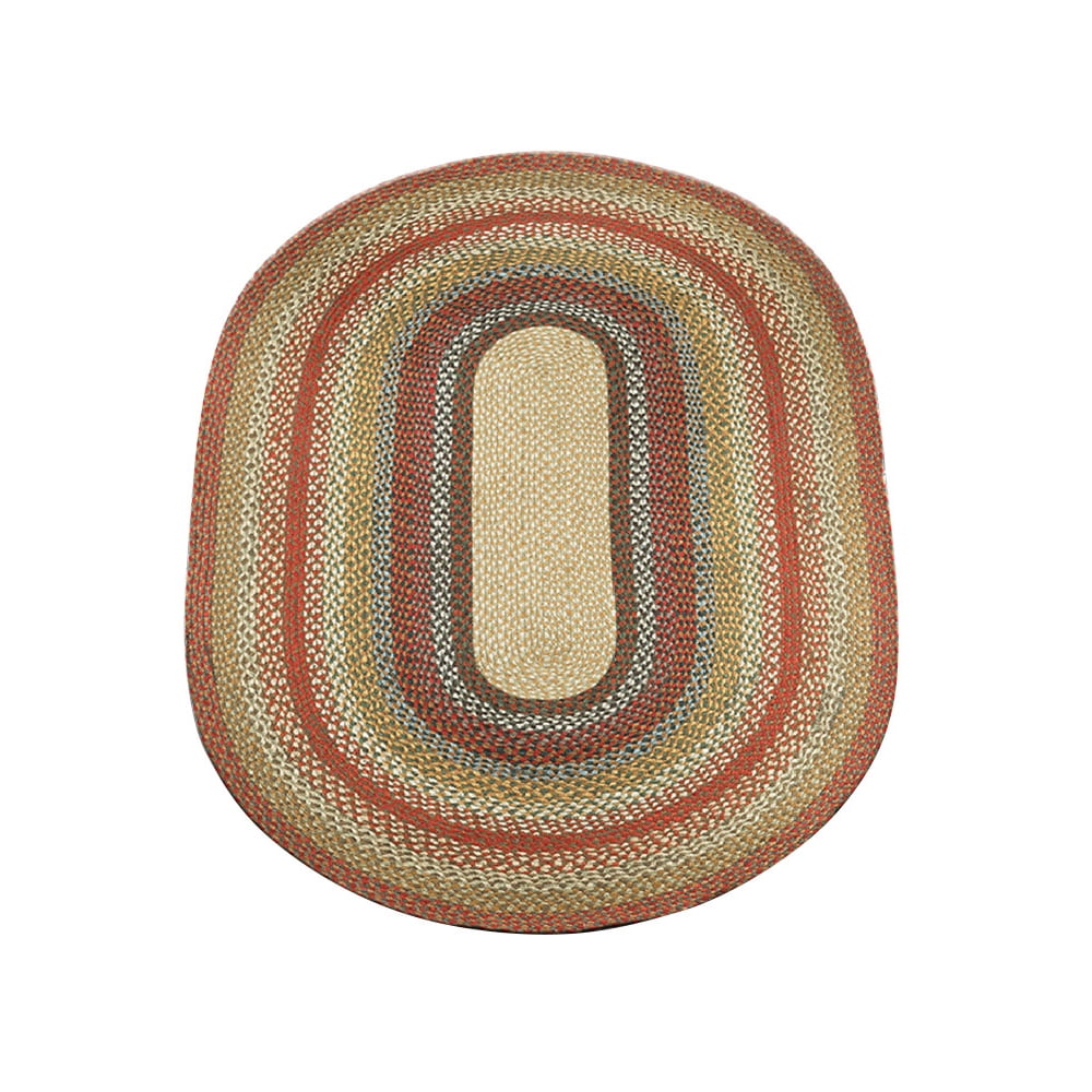 Home Indoor Decorative Jute C-300 Honey, Vanilla, Ginger Braided Rug ...