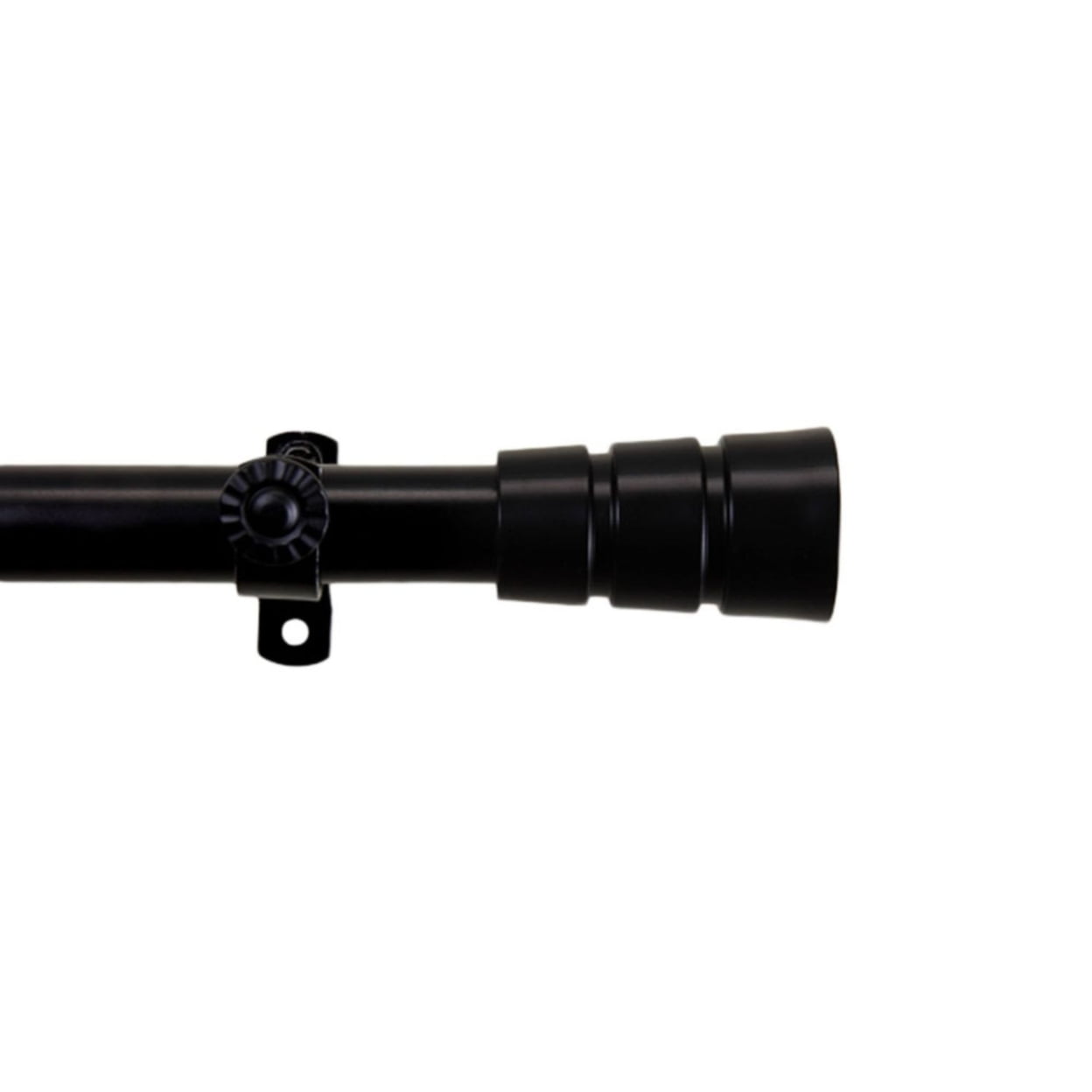 Home Indoor Decorative Rio Curtain Rod 120-170" - Black - Walmart.com