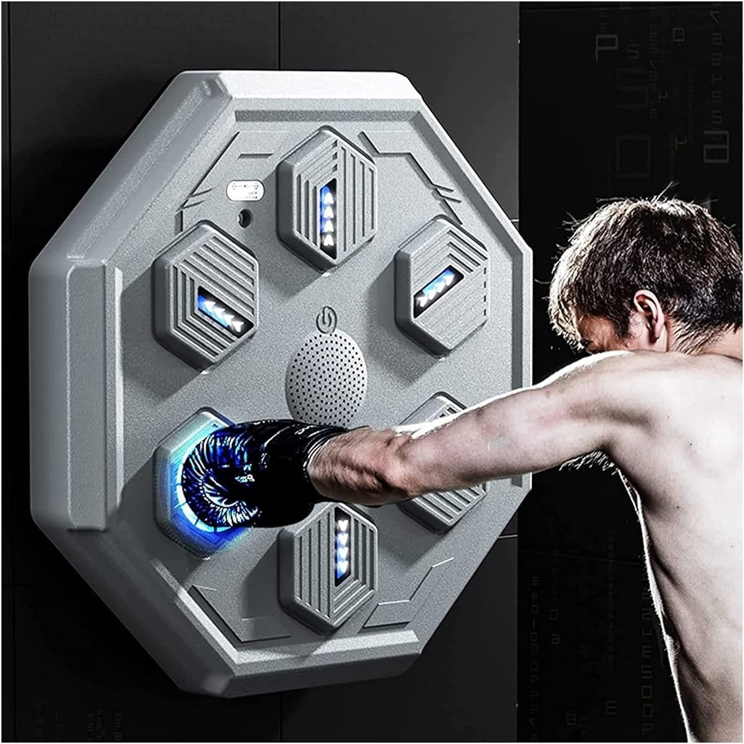 Home Intelligent Electronic Boxing Music Target Training Speed Reaction ...