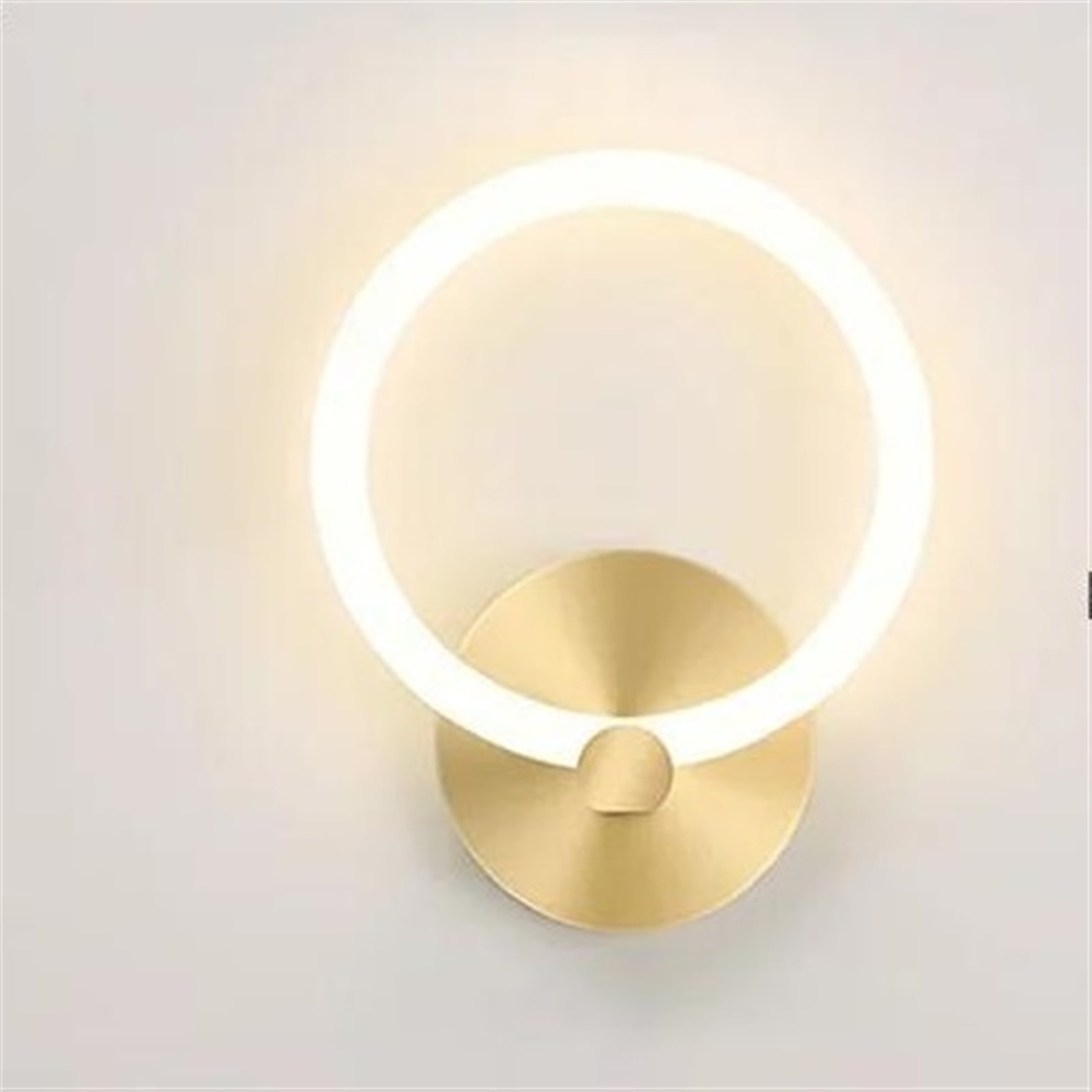 Home Interior Ring Light Fixture Modern Nordic Wall Lamp Bedroom ...