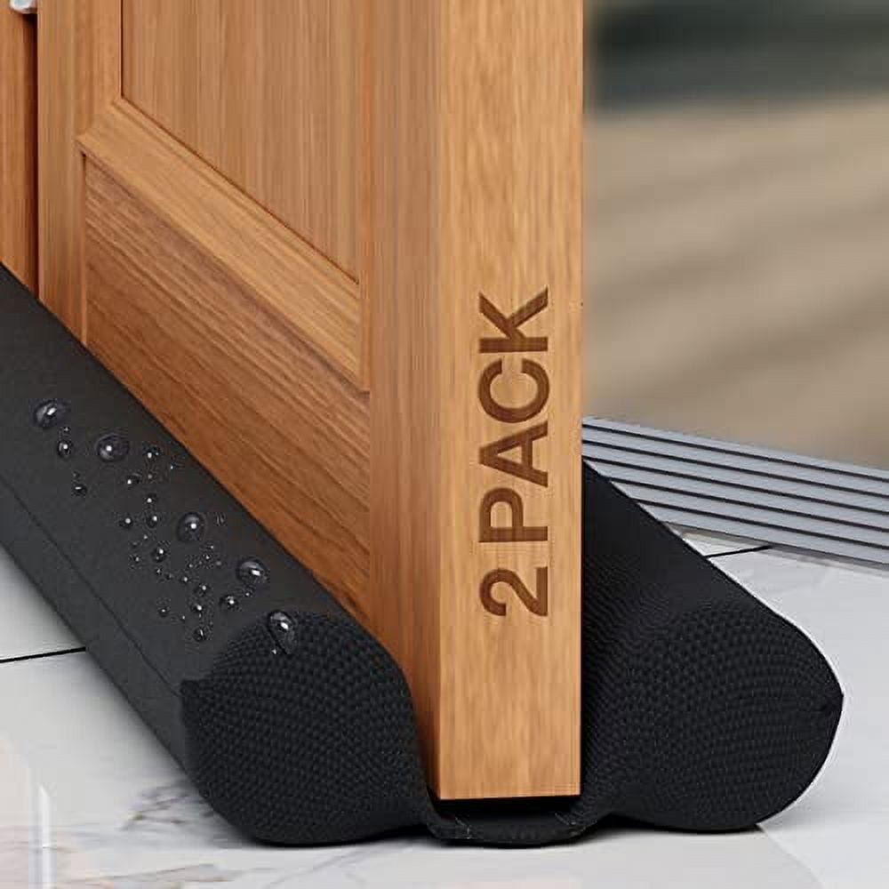 Home Intuition 36 inch Twin Door Draft Stopper for Bottom of Doors ...