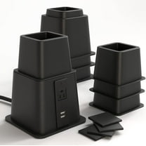 HUBERT Display Riser Square Mango Wood Table Riser - 8 2/3"L x 8 2/3"W ...