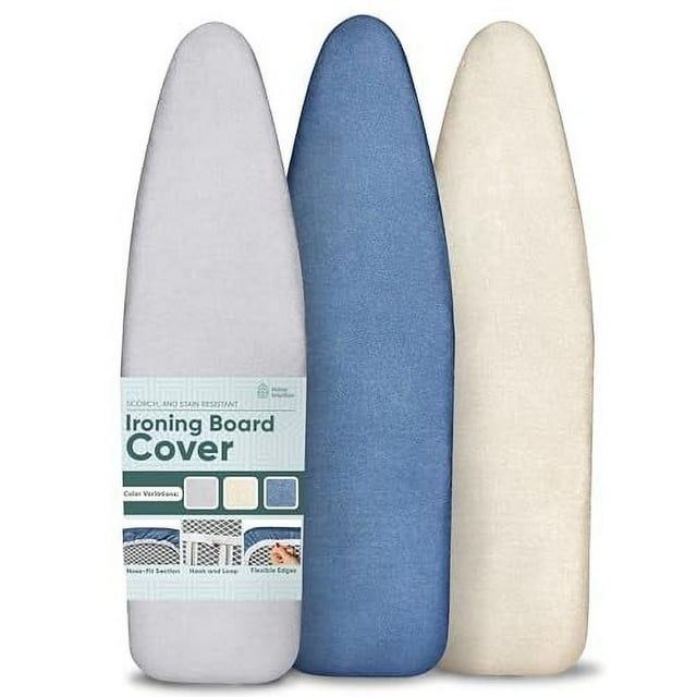 Home Intuition Iron 15x54 Inch Scorch Resistant Ironing Board Cover and ...