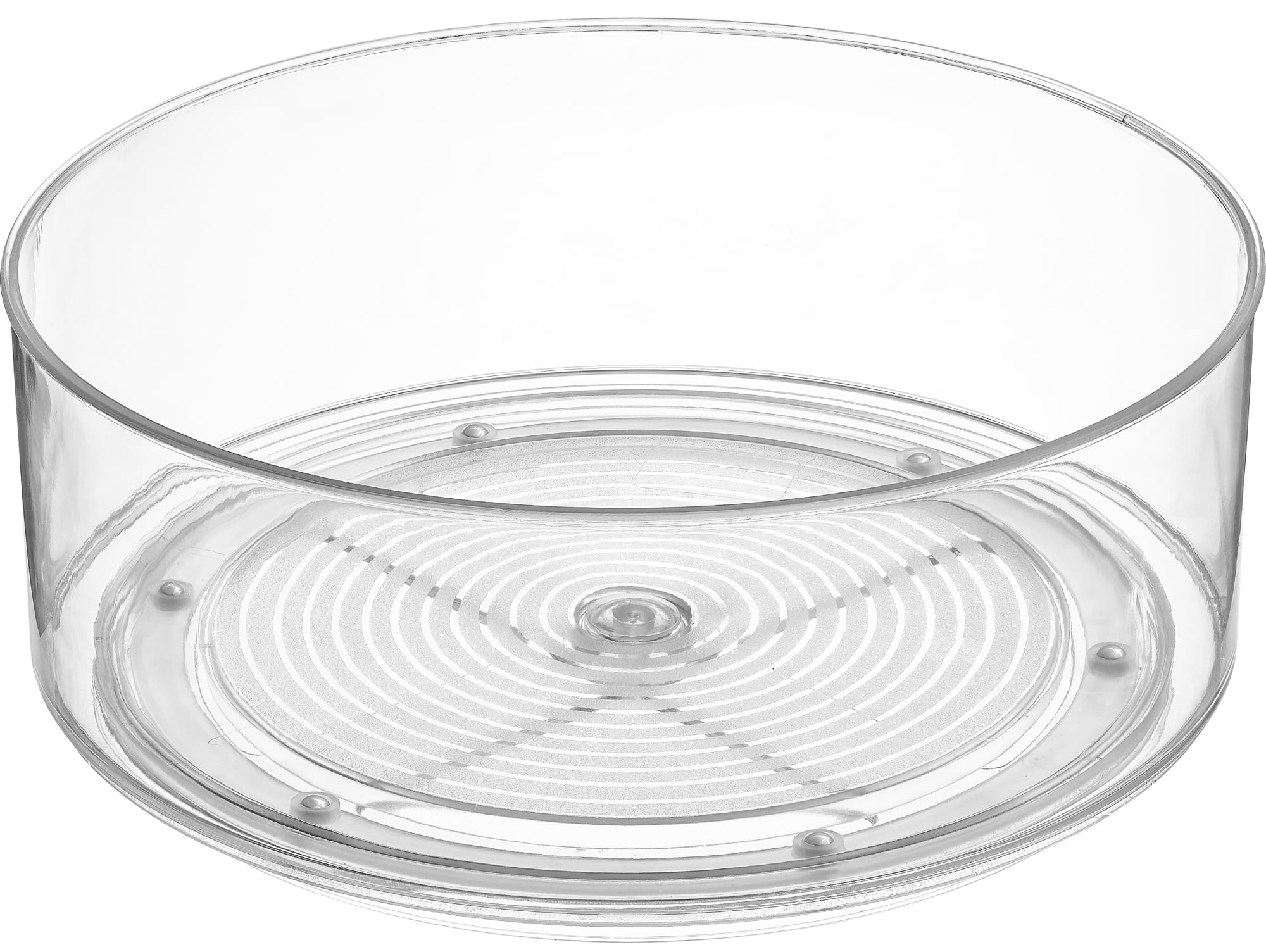 Home Intuition 9" Round Plastic Lazy Susan Turntable Food Storage ...