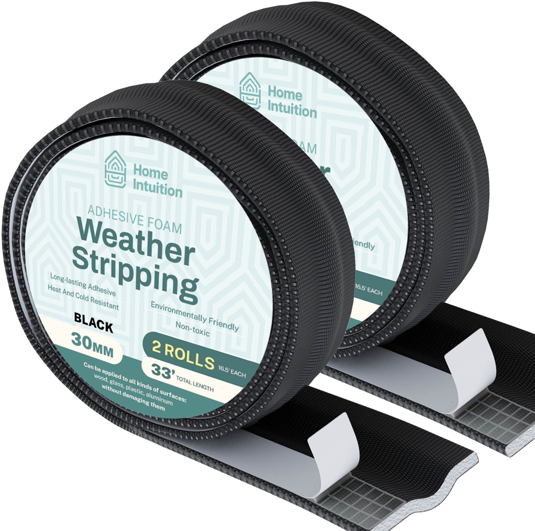 Home Intuition Sliding Door Gap Filler, Window Draft Stopper, Self ...