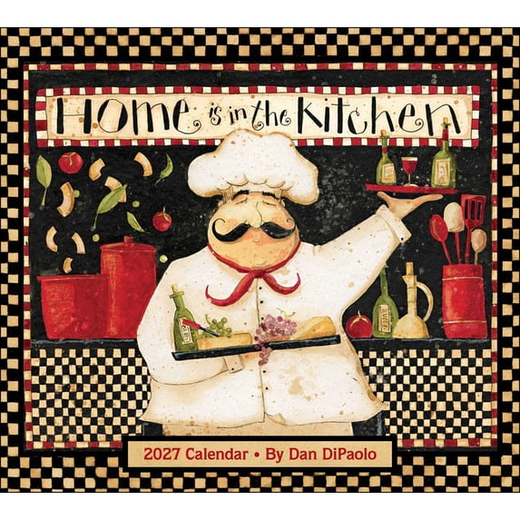 Home Is in the Kitchen 2027 Deluxe Wall Calendar, (Paperback) - Walmart.com