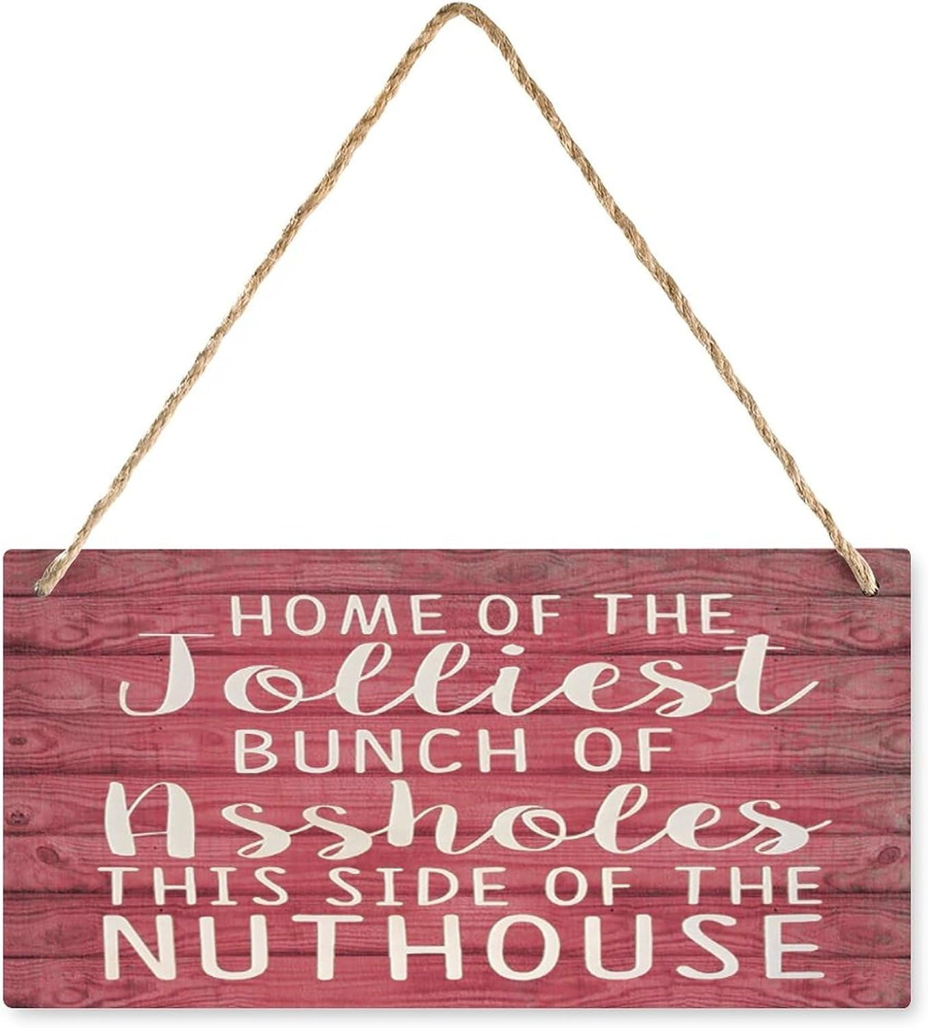 Home Of The Jolliest Bunch Wood Sign Christmas Vacation Sign Sign ...