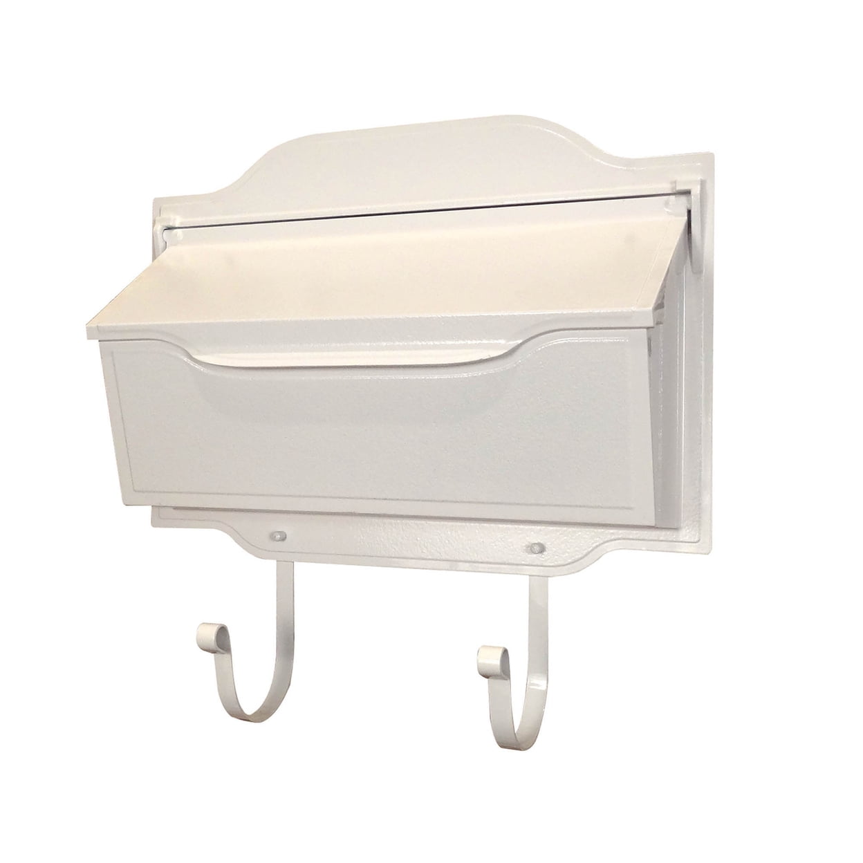 Home Key, Letter Holder SHC-1002-WH Contemporary Horizontal Mailbox ...