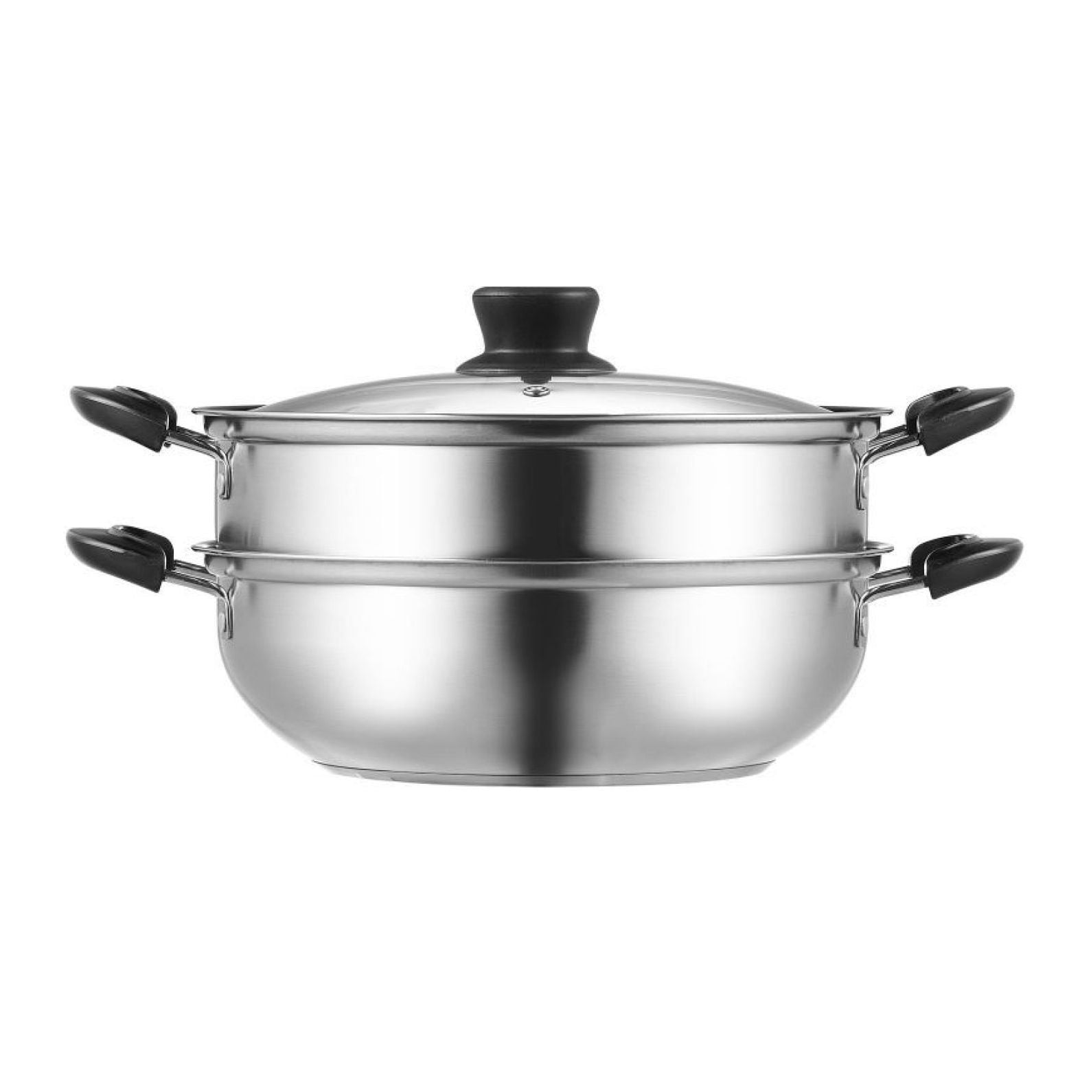 Home Kitchen 304 Stainless Steel Food Steamer Cookware with Lid ...