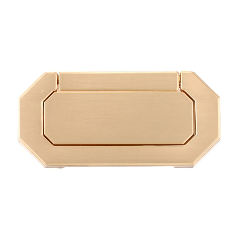 Home Kitchen Cabinet Wardrobe Flip Zinc Alloy Door Handle Hidden Door ...