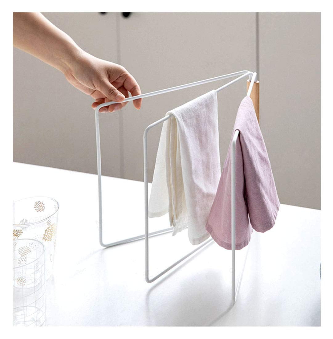 Home Kitchen Countertop Dishcloth Drying Rack, 3 Arms Folding Dishcloth ...
