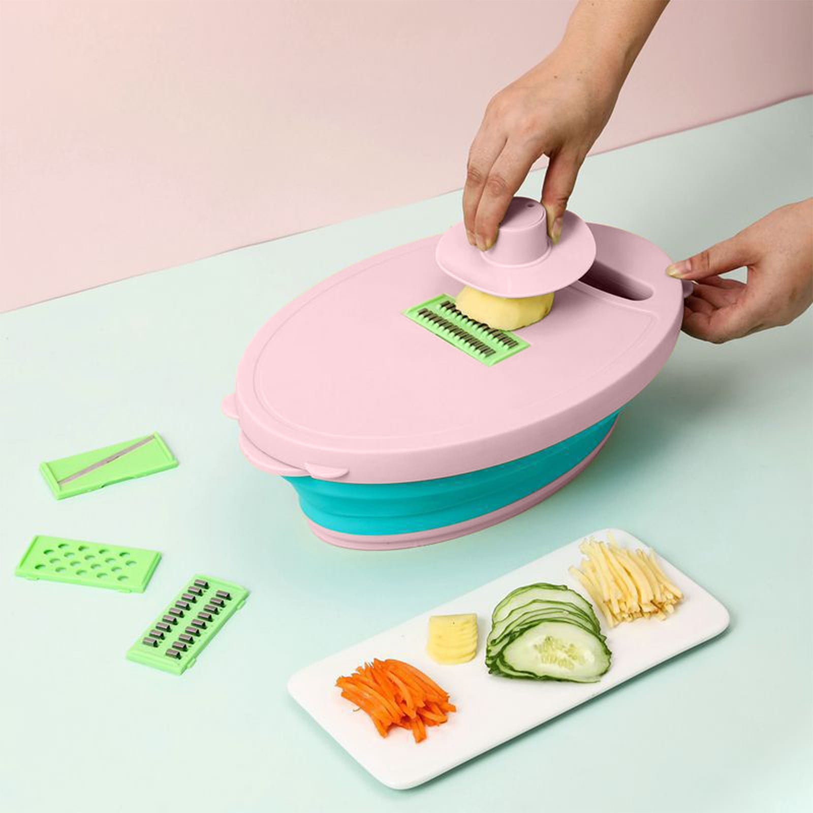 Home Kitchen Cutting Board Foldable Draining Basket Kitchen Tools ...