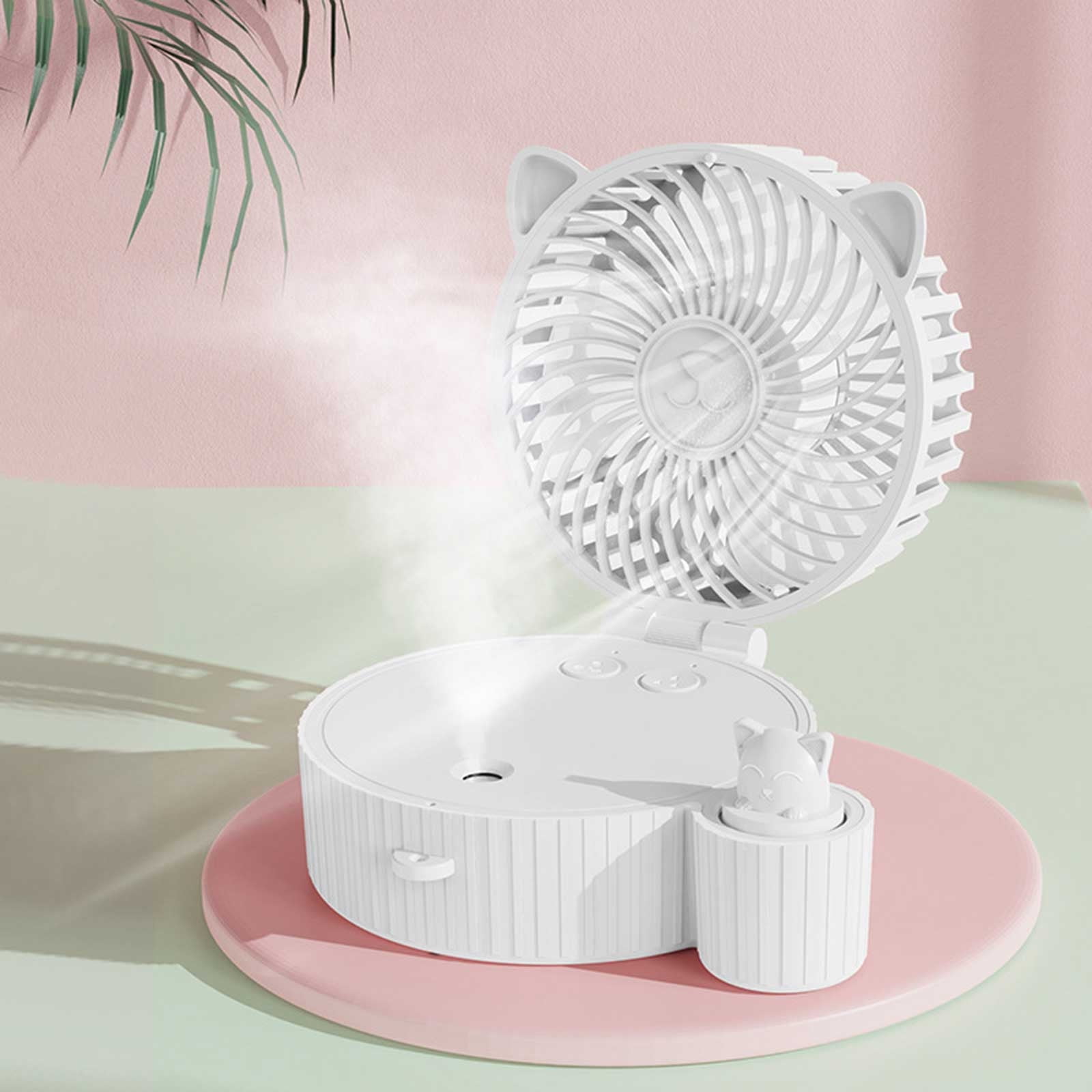 Home Kitchen Lighting Ceiling Fan Colorful Spray Desktop Cold Fan Usb ...