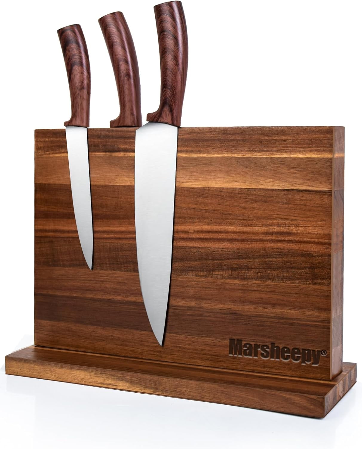 Home Kitchen Magnetic Knife Block，Double Sided Magnetic Knife Holder ...