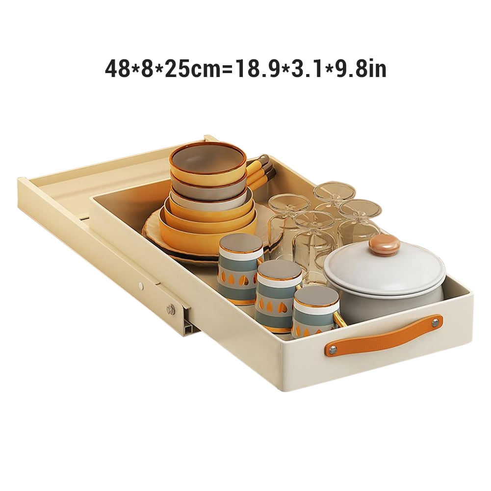 Home Kitchen Pull Out Drawer For Cabinet Slide Out Shelf Multi-Purpose ...