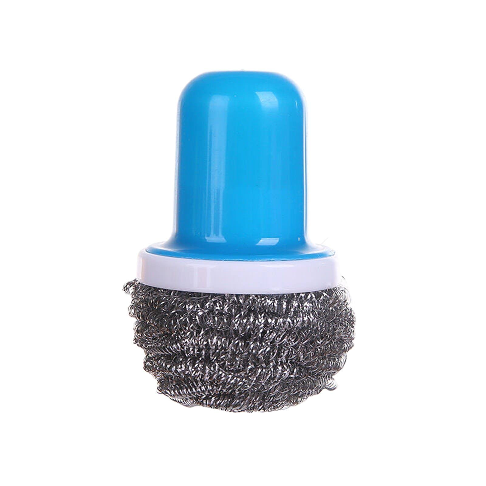 Home Kitchen Stainless Wire Pot Dish Cleaning Brush Washing Scrubber ...