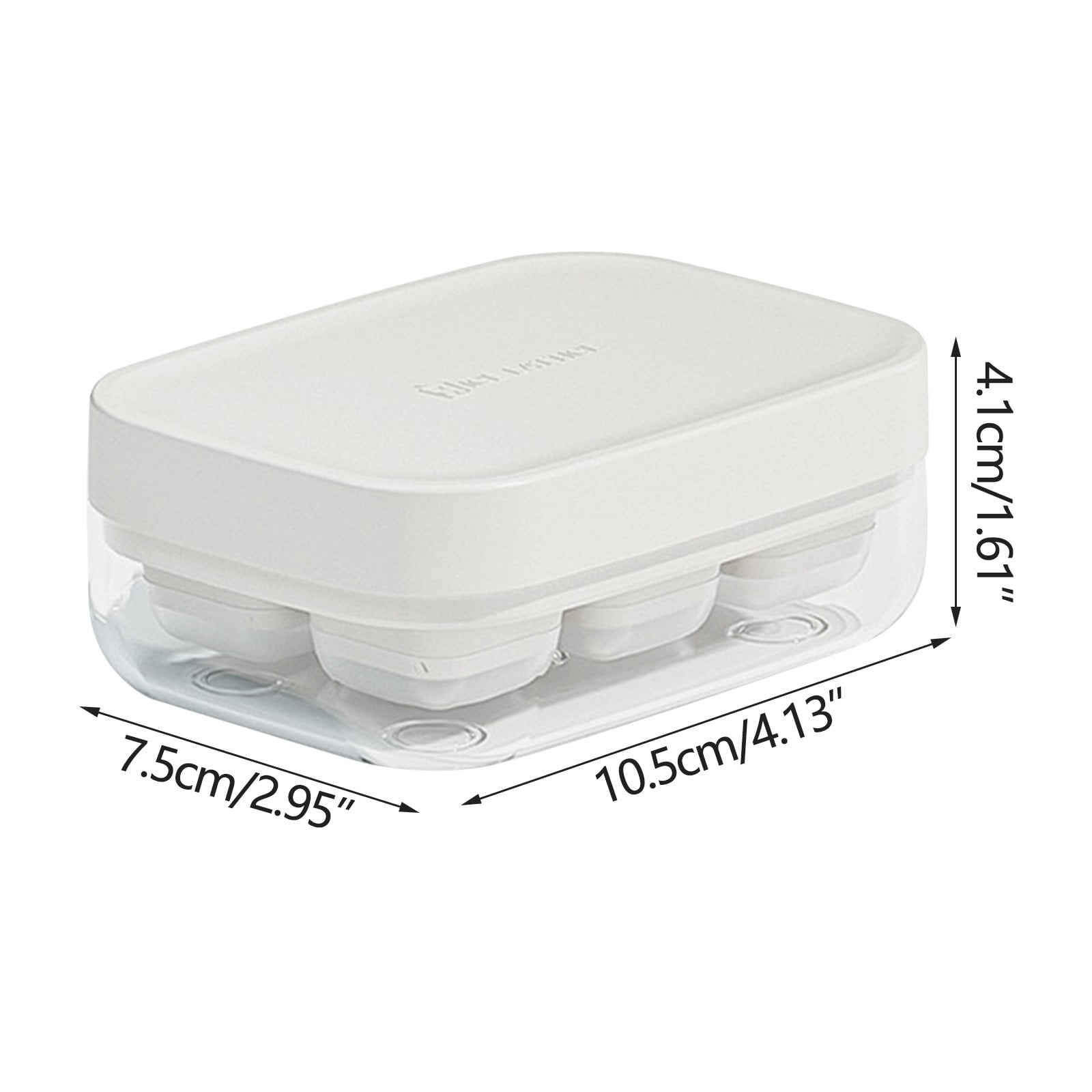 Home & Kitchen Tool Kezqiaxn 2025 New Ice Cubes Maker,6 Hole Ice Cubes ...