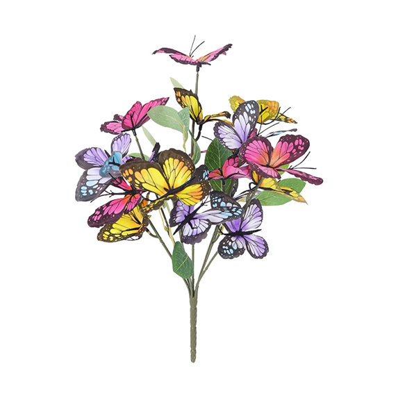 Home LED Flower Bunch Wedding Decoration Flower Lamp Solar Ground Plug ...