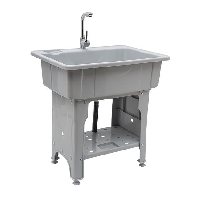 Home Laundry & Utility Sinks, Plastic Freestanding Washing Room Laundry ...