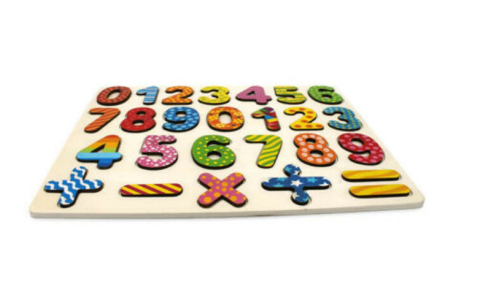 Home Learning Wood Alphabet and Number Puzzle For Kids Toddlers Pre ...