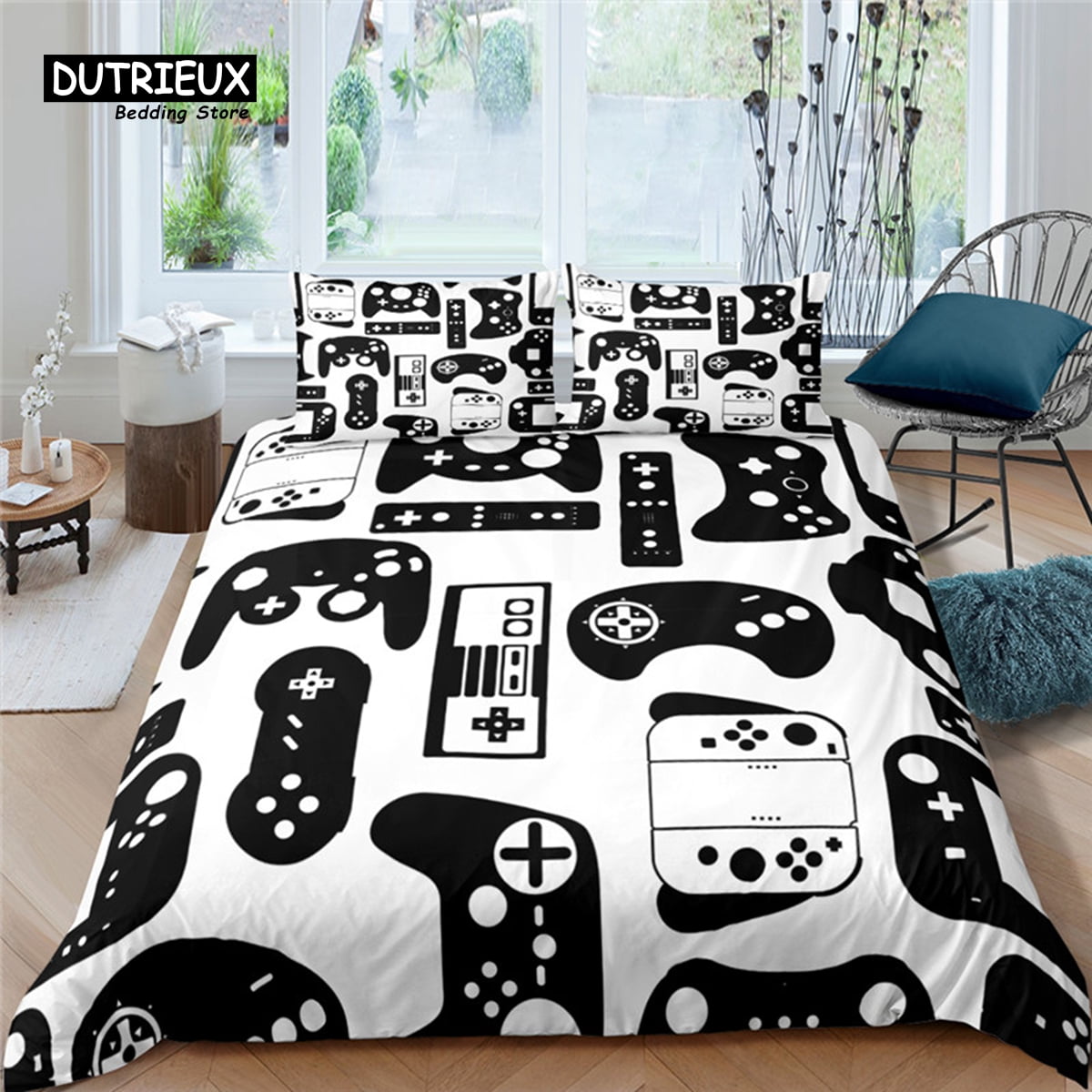 Home Living Luxury 3D Game Controller Bedding Set Comfortable Duvet ...