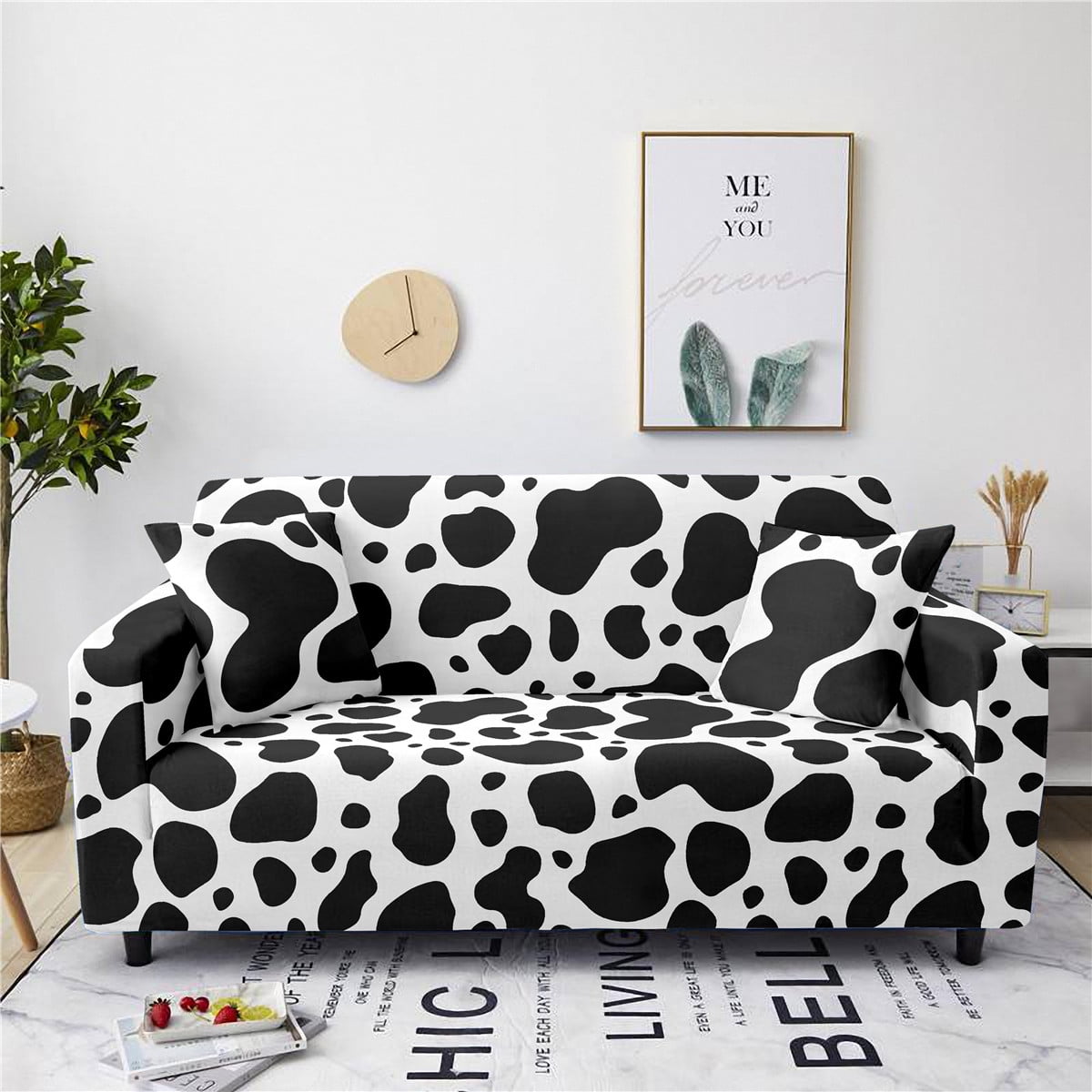 Home Living Luxury 3D Pink Leopard Print Sofa r Seat Protector Cover ...