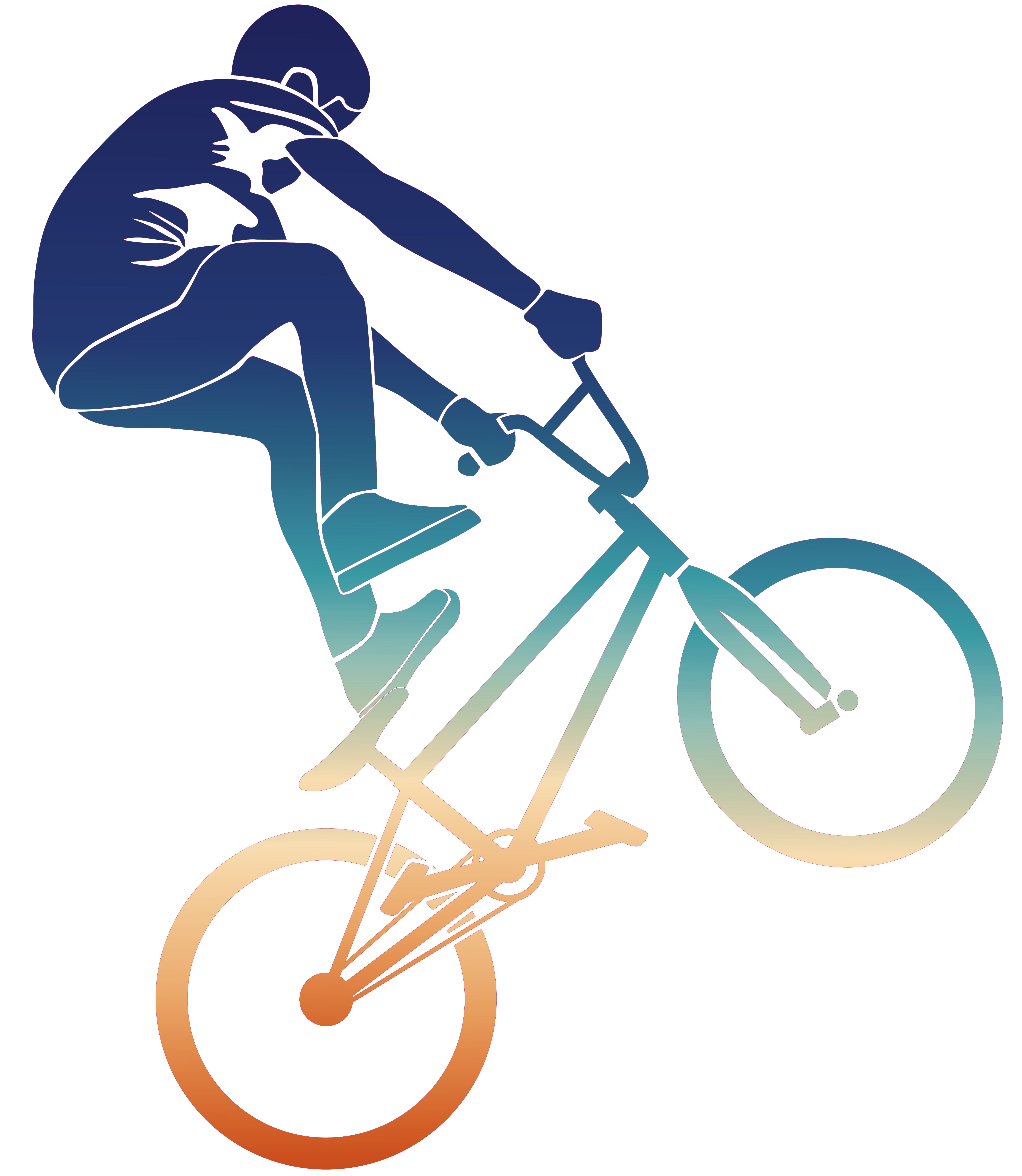 Home Living Room 20" x 23" Two Tone Color BMX Sport Vinyl DÃ©cor ...