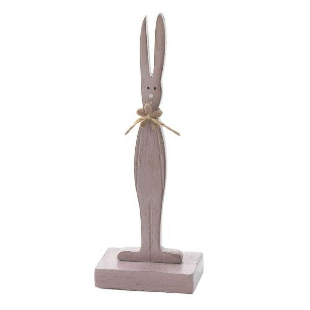 Home Locomotion Wooden Rabbit With Flower Tie - Walmart.com