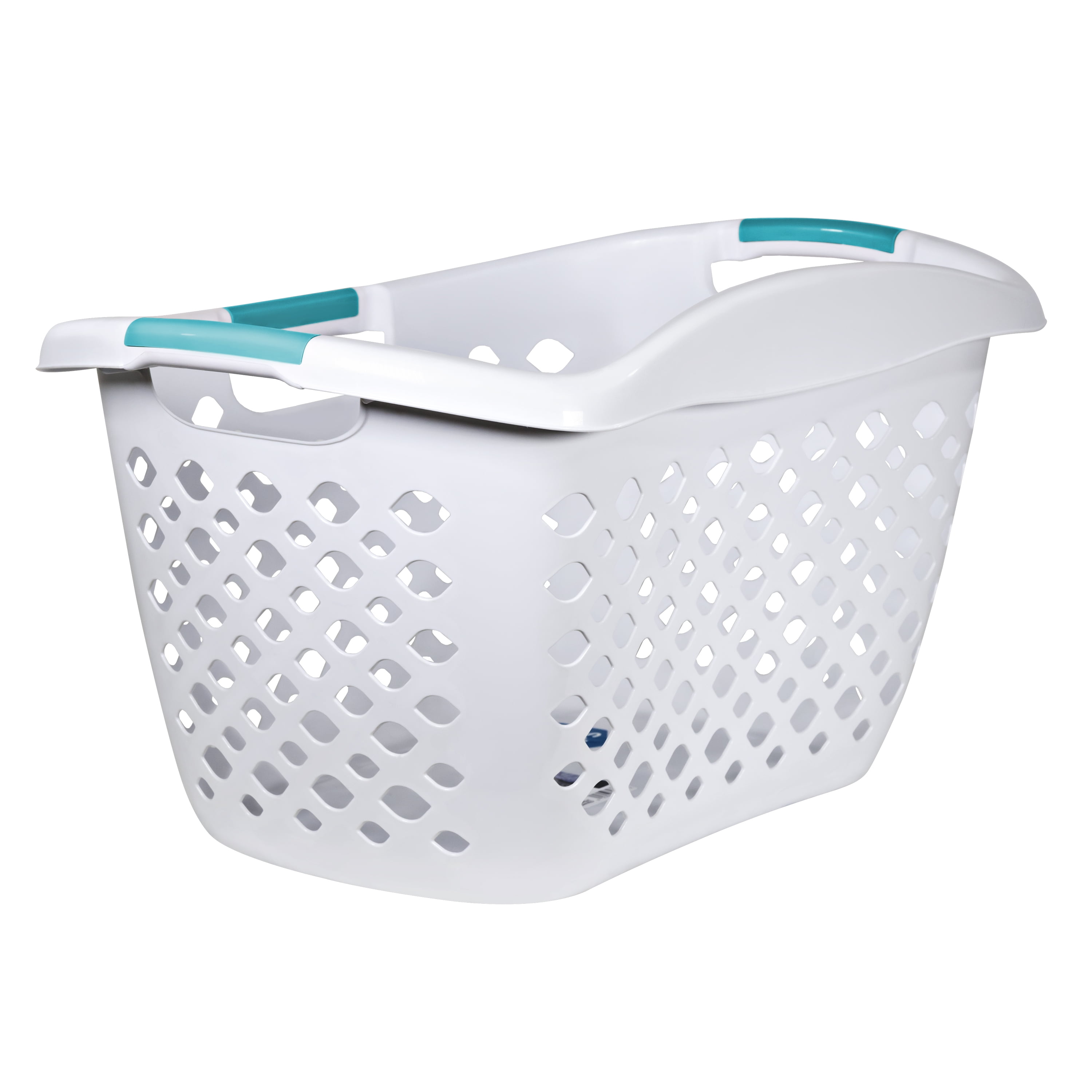 Home Logic 1.8 Bushel Hip Grip Laundry Basket, White - Walmart.com
