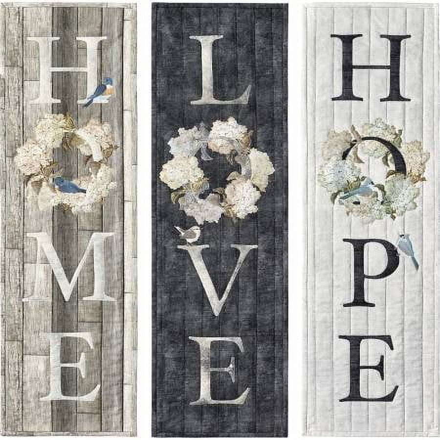 Home Love Hope Quilt Kit Pattern Included - Each Wall Hanging Finishes ...