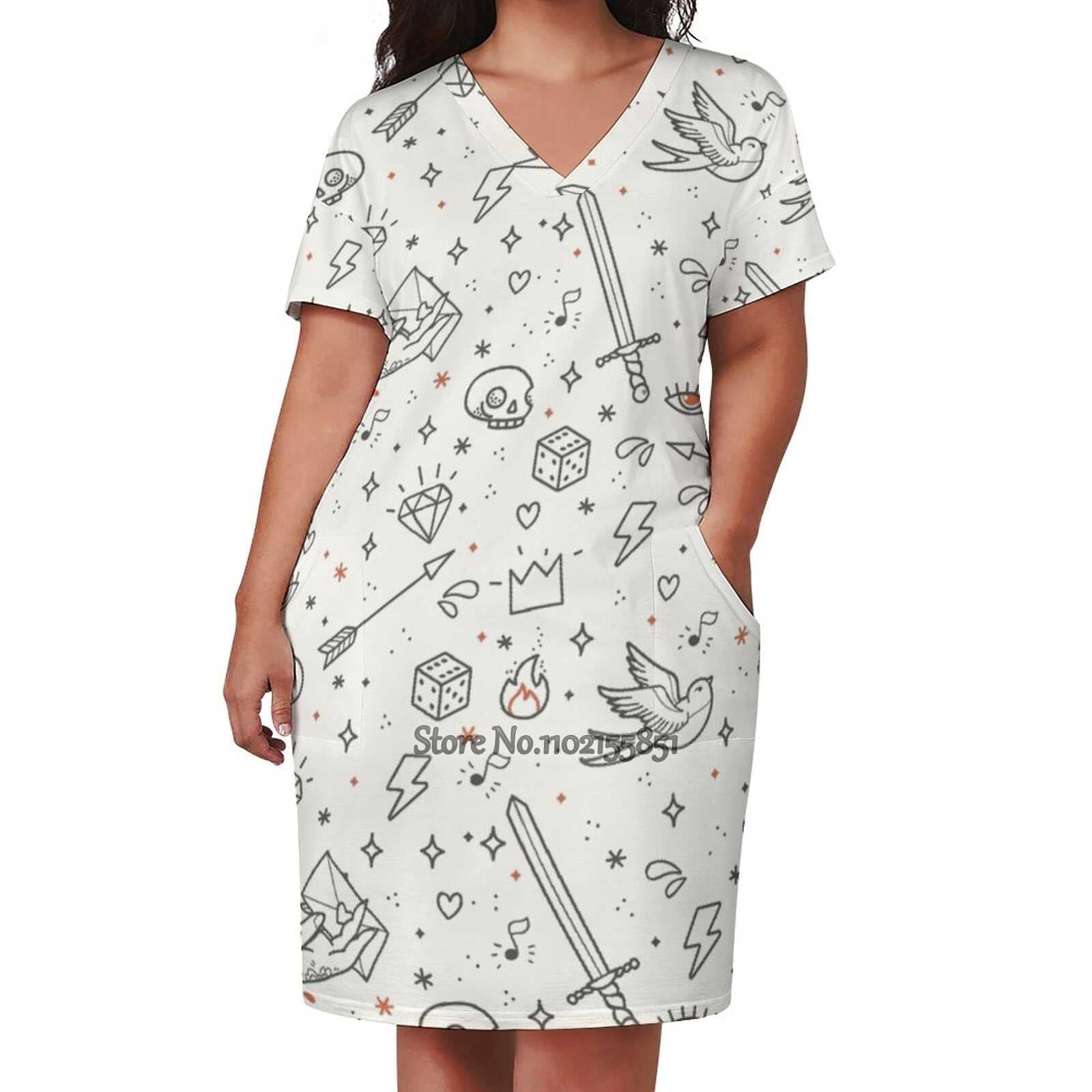 Home Made Tattoos Rule Back Lacing Backless Dress Square Neck Dress New ...