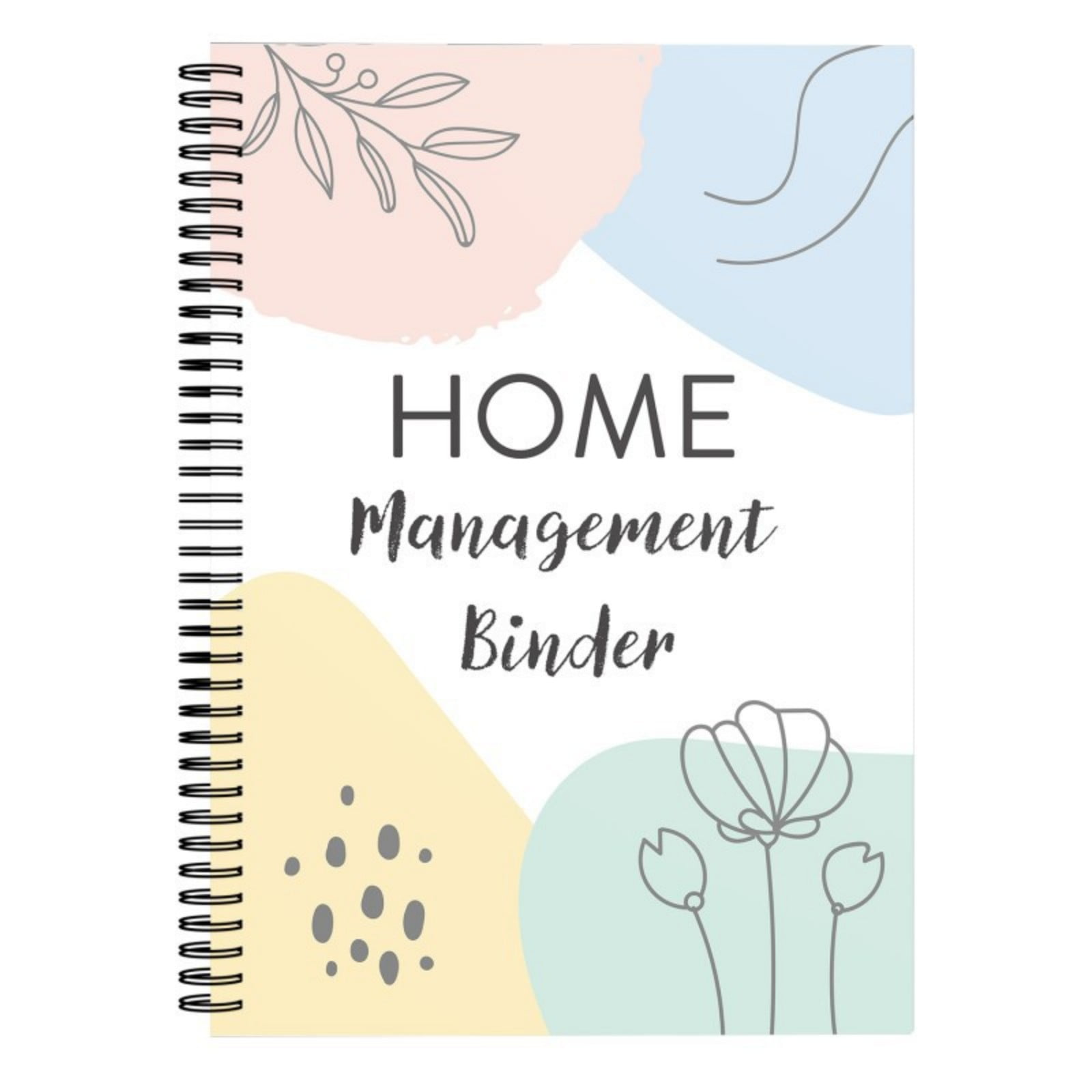 Home Management Binder, Daily Task & Goal Tracking Planner, Personal ...