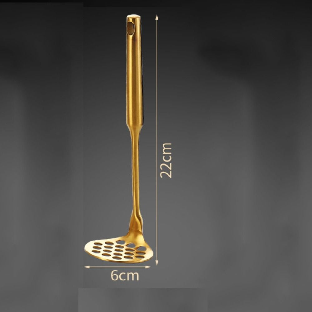 Home Manual Stainless Steel Potato Masher Pressed Pumpkin Rice Smooth ...