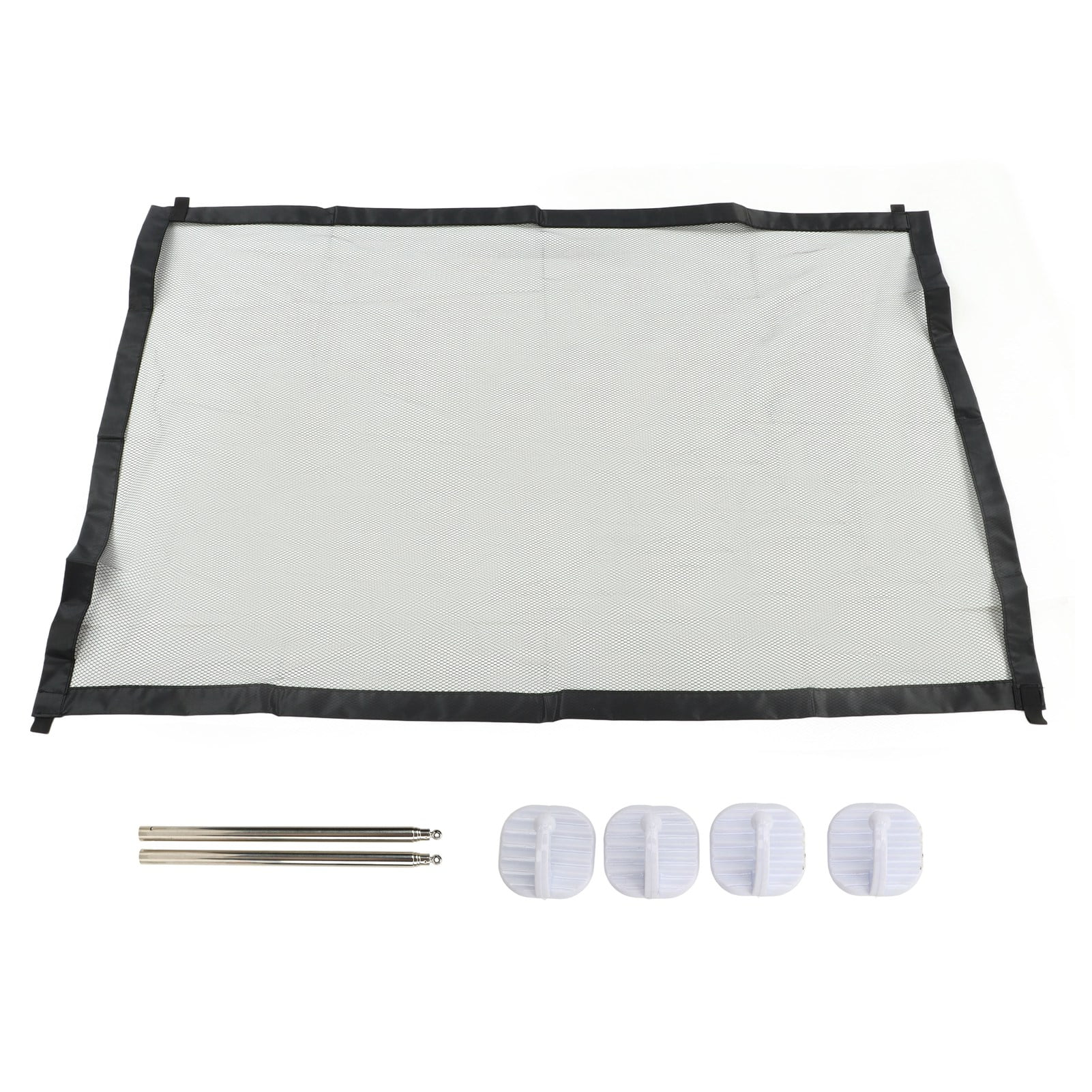 Home Mesh Dog Gate Portable Dog Safety Gate Pet Protection Fence Easy ...