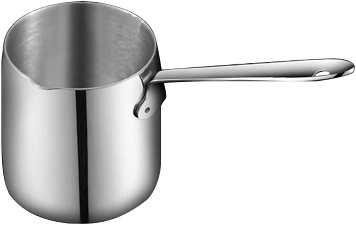 Home Milk Pan, 3 Inch Stainless Steel Milk Butter Warmer Mini Cookware ...