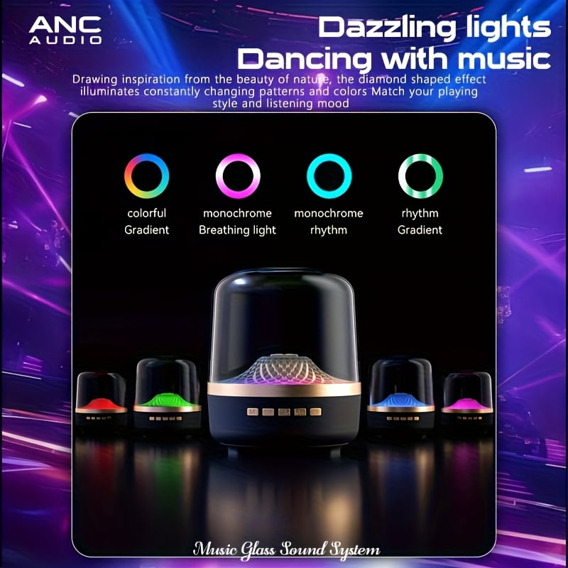 Home Mini Stereo, 360-Degree Surround Sound Audio System, 7 Kinds of Re ...