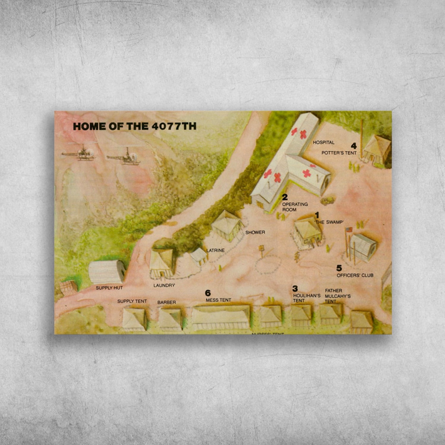 Home Of The 4077TH - Supply Hut, Supply Tent, Laundry, Barberm MessTent ...