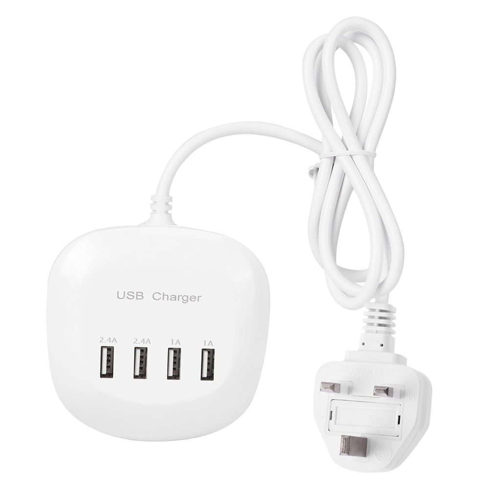 Home Office 4 Port USB Charger Desktop Universal Intelligent Mobile ...