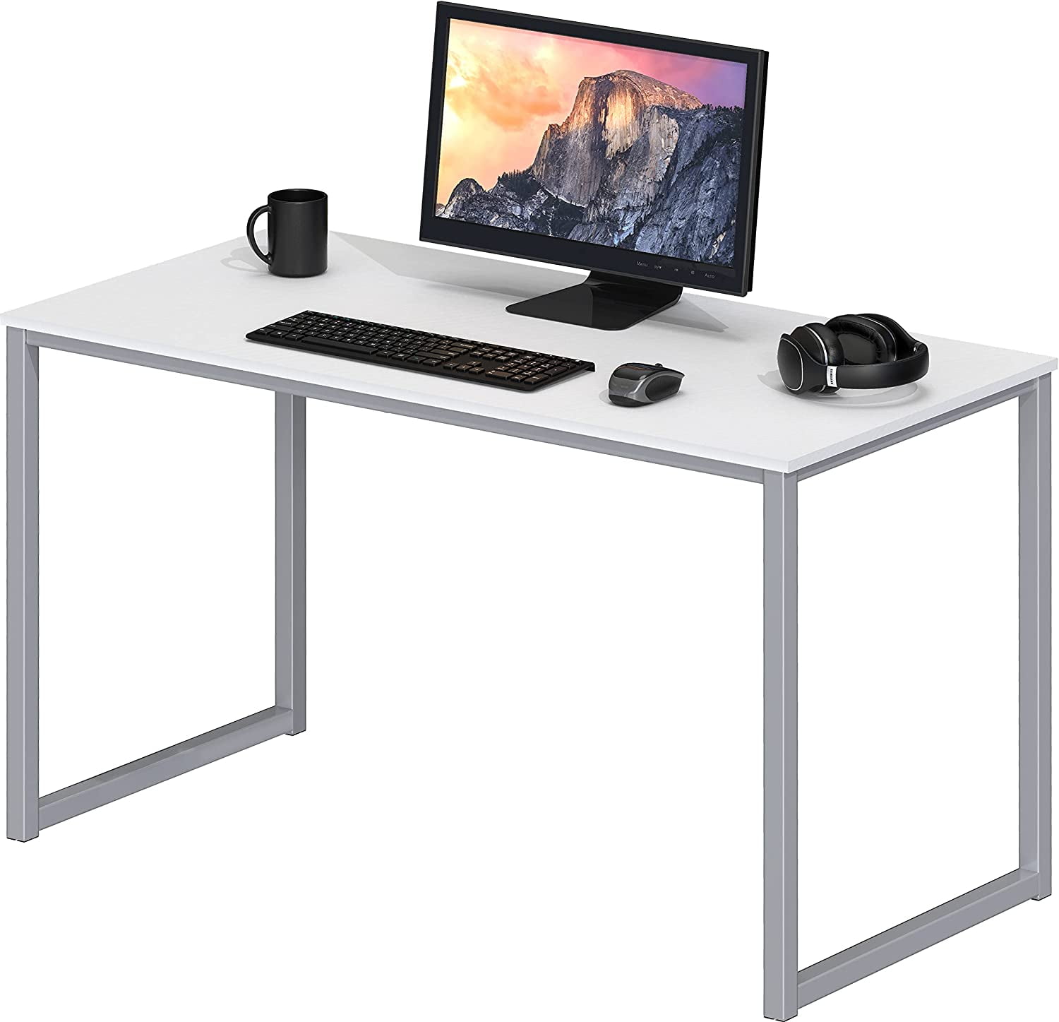 Home Office 40-Inch Computer Desk, White - Walmart.com