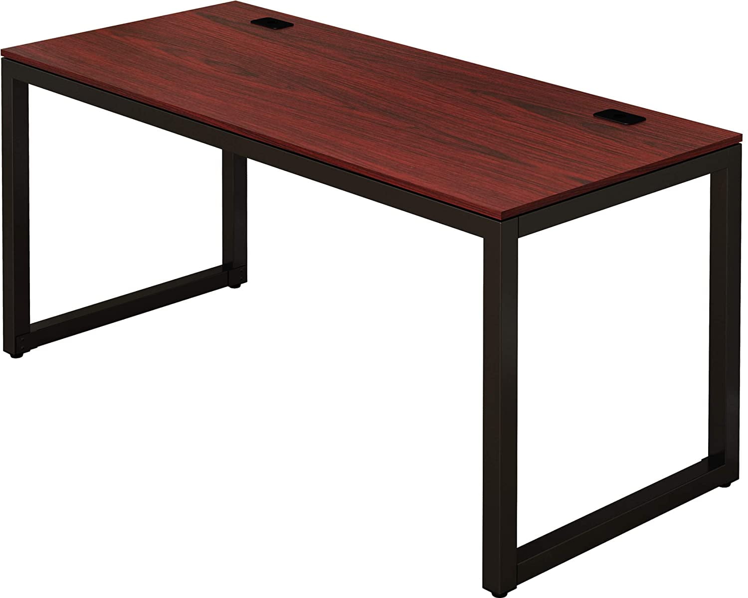 Home Office 55-Inch Large Computer Desk, 24" Deep,Cherry - Walmart.com