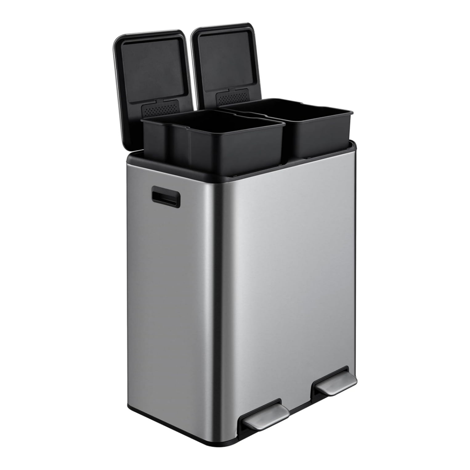 Home Office 60 Liter/16 Gallon Large Rectangular Kitchen Trash Can ...