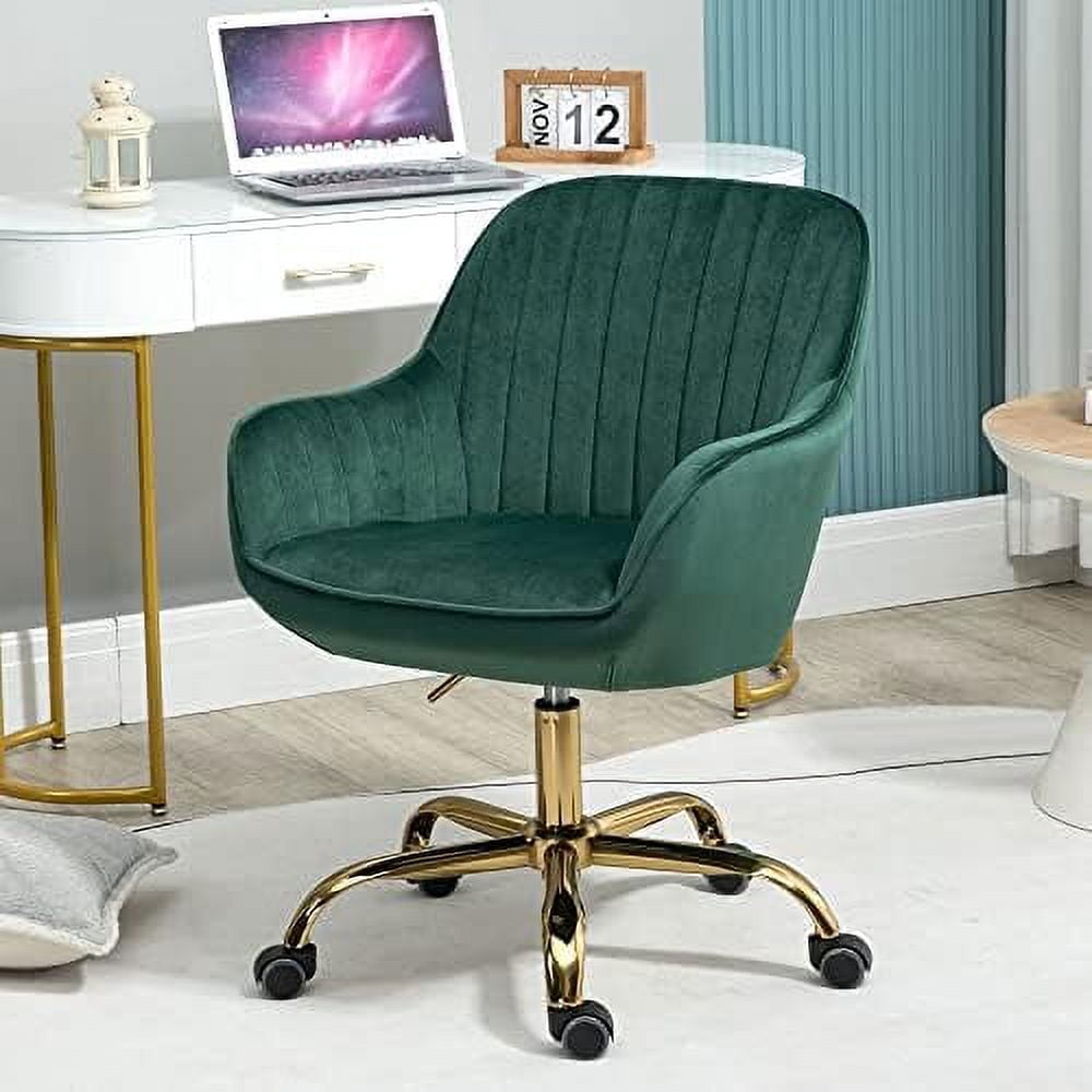 Home Office Chair Ergonomic Task Chair Swivel Desk Chair Upholstered ...