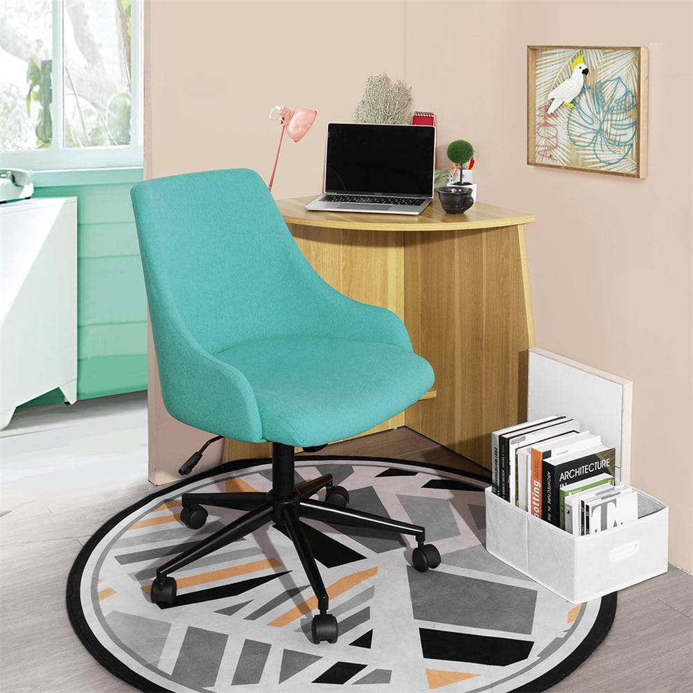Home Office Chair, Modern Upholstered Armless Computer Desk Chair with ...