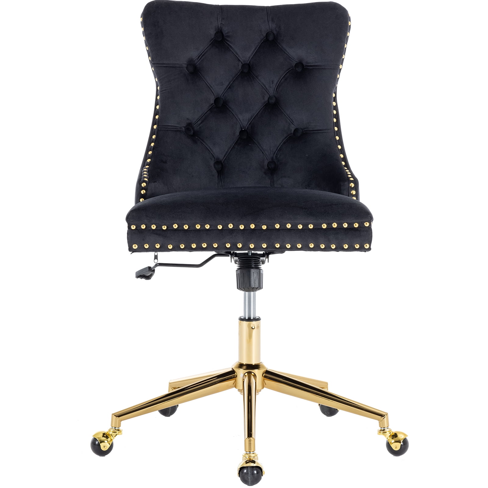 Home Office Chair - Velvet Desk Chair,Black vanity chair,makeup chair ...